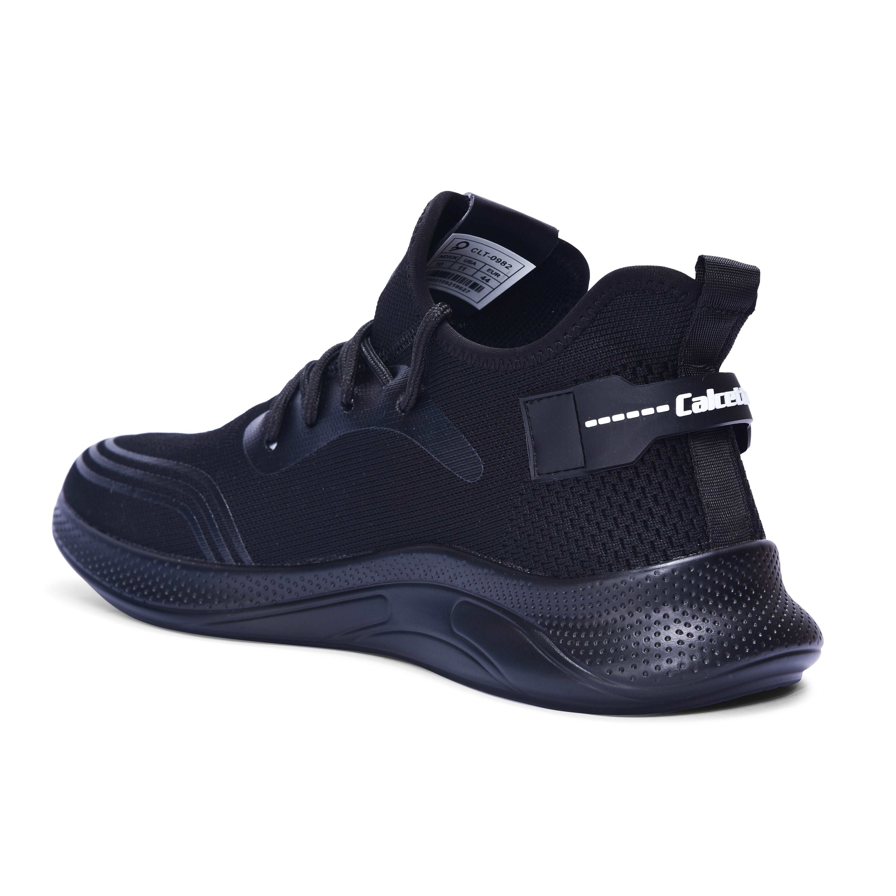Calcetto Lightweight Casual Men's Running Sports Shoes CLT-0982 Black ...