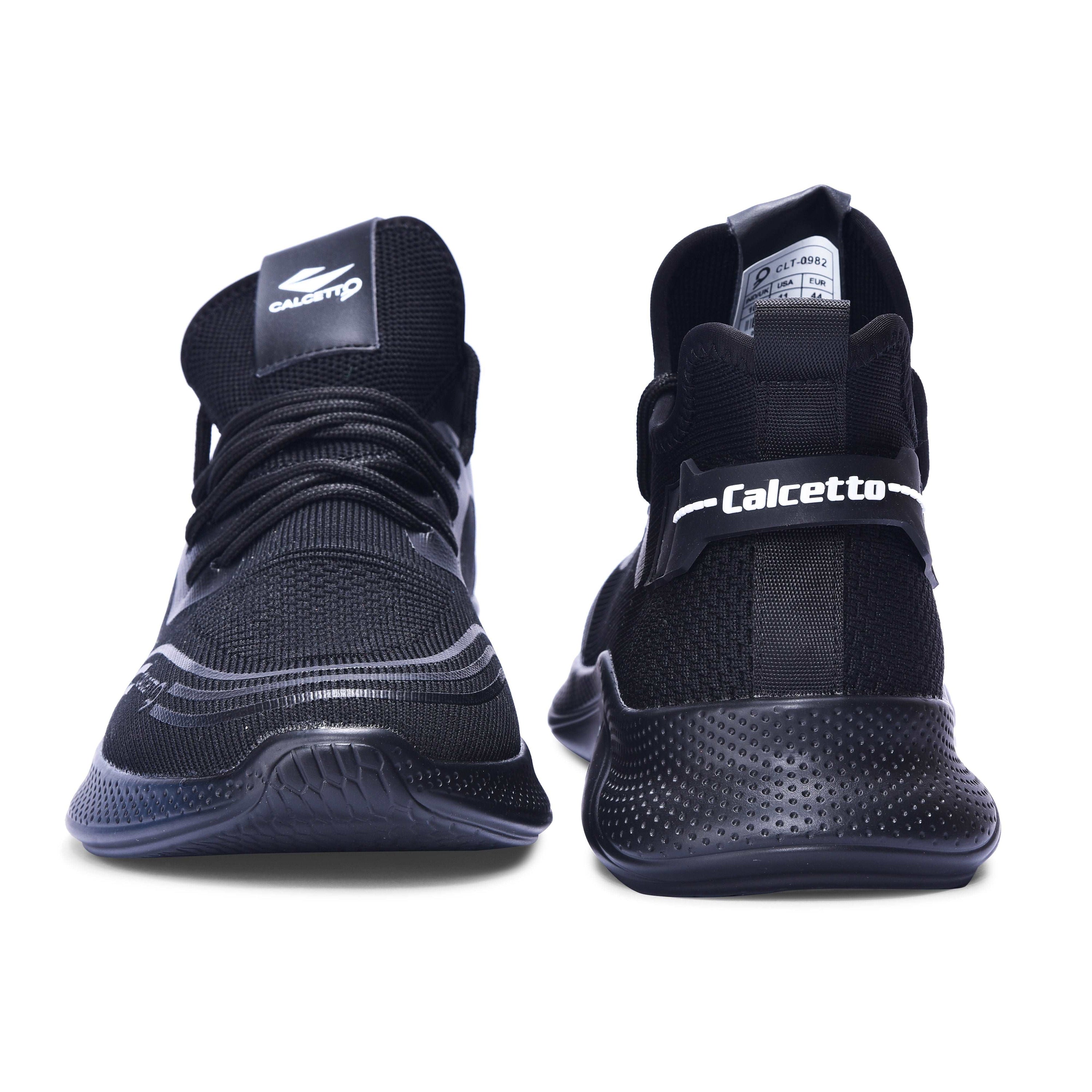 Calcetto Lightweight Casual Men's Running Sports Shoes CLT-0982 Black ...